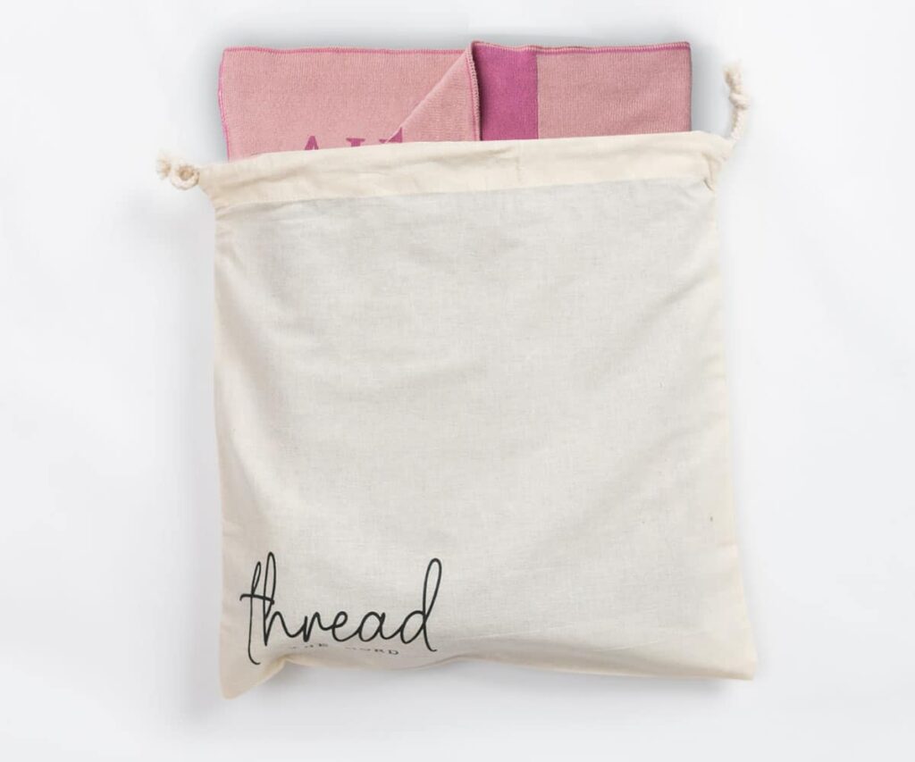Our Signature Letter Blanket With Name by Thread the Word